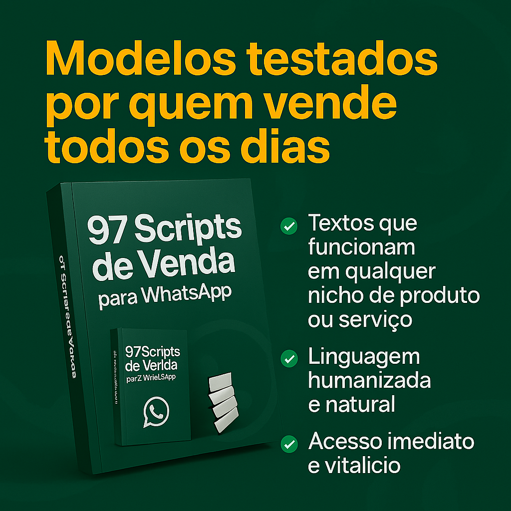 97 Scripts de Vendas para WhatsApp