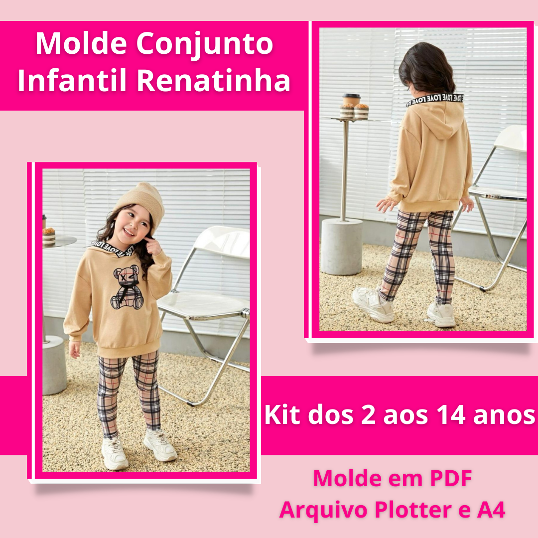 Molde Conjunto Infantil Renatinha