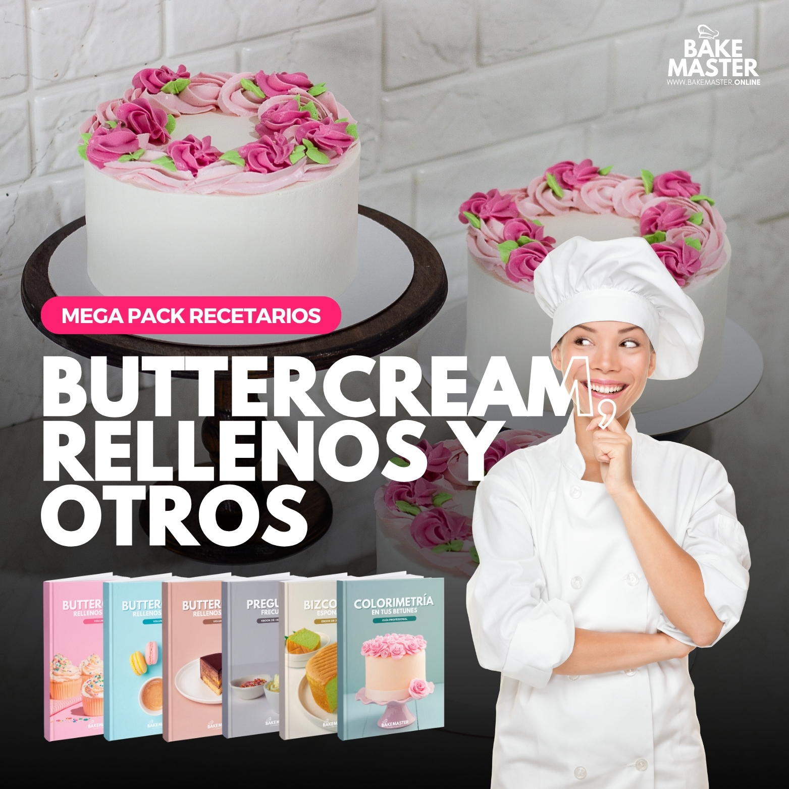 Mega Pack: Buttercream, rellenos y otros