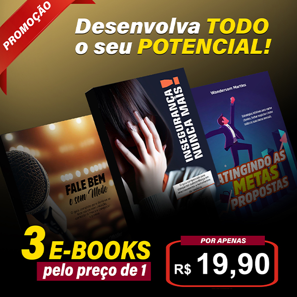 3 E-BOOKS pelo preço de 1