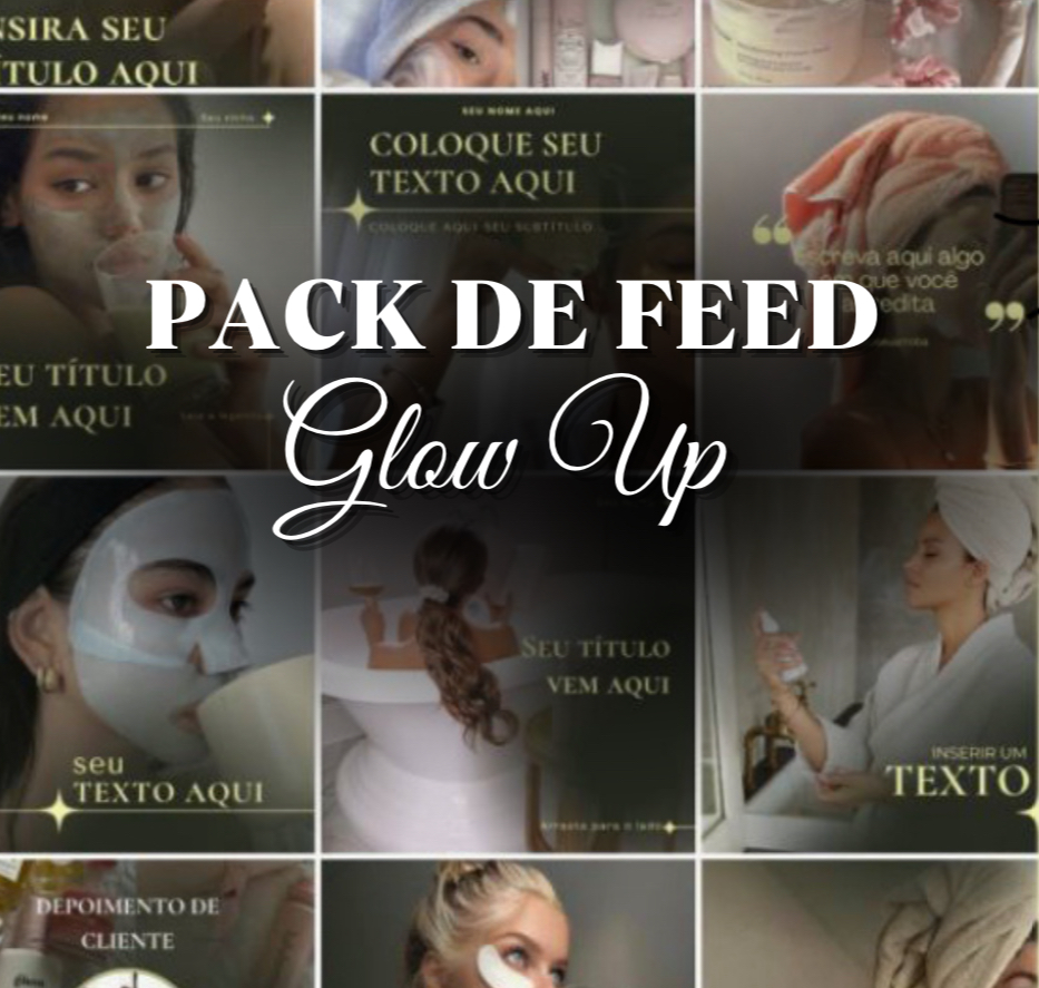 PLR- PACK DE FEED PREMIUM GLOW UP