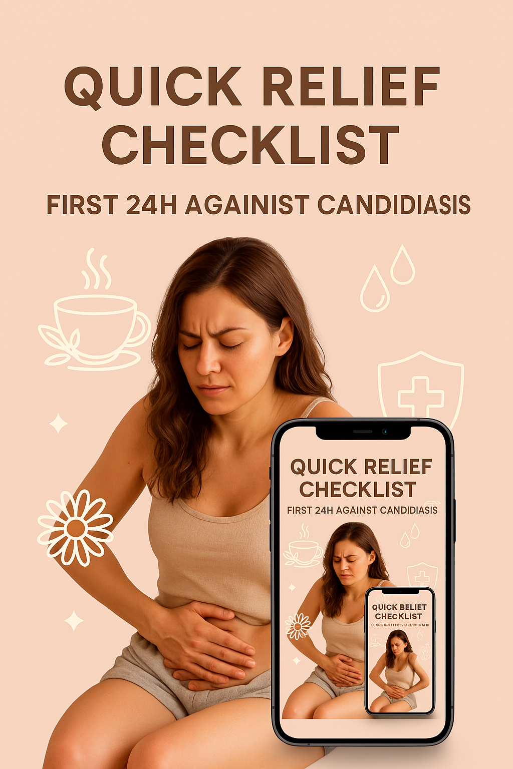 QUICK RELIEF CHECKLIST FIRST 24H AGAINST CANDIDIASIS