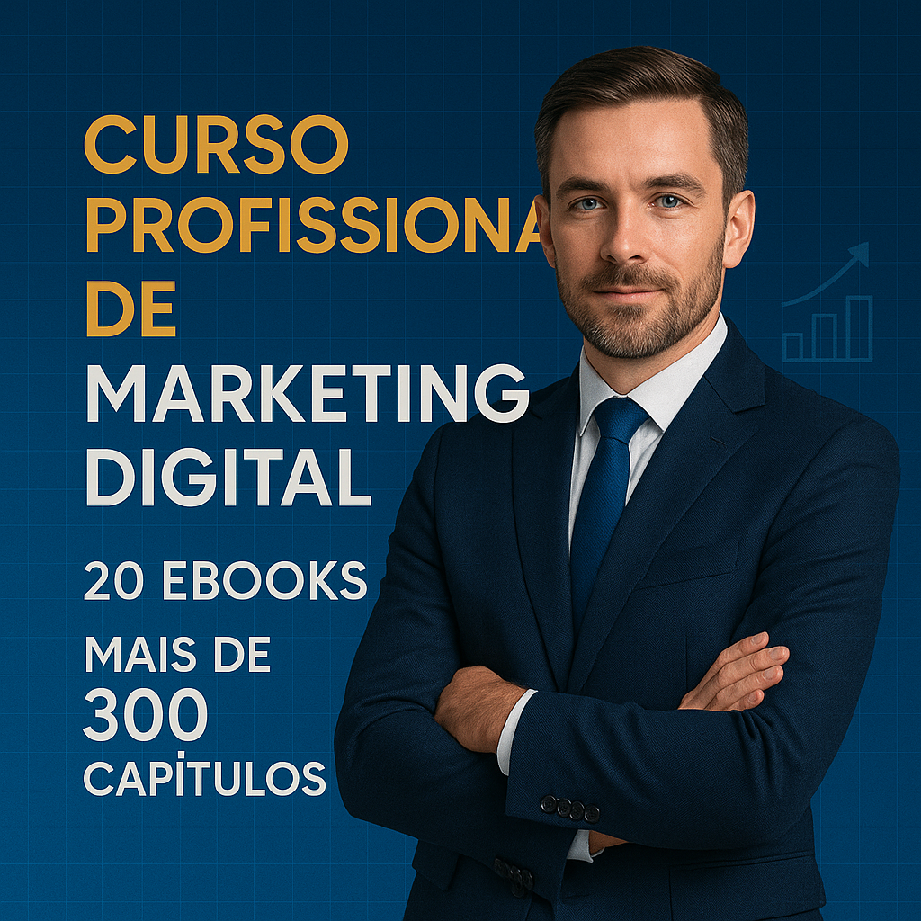 Curso de Marketing Digital focado em Redes Sociais e E-commerce (20 Ebooks)
