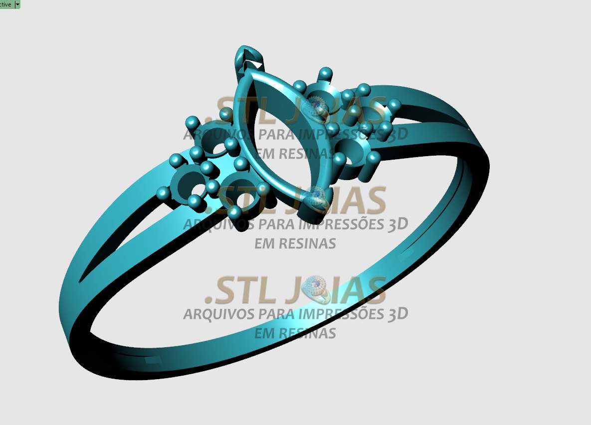ANEL NAVETE LUXO Arquivo para impressão 3D. Formato STL