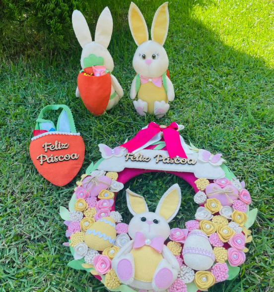 COMBO - 3 Apostilas de Páscoa em Feltro