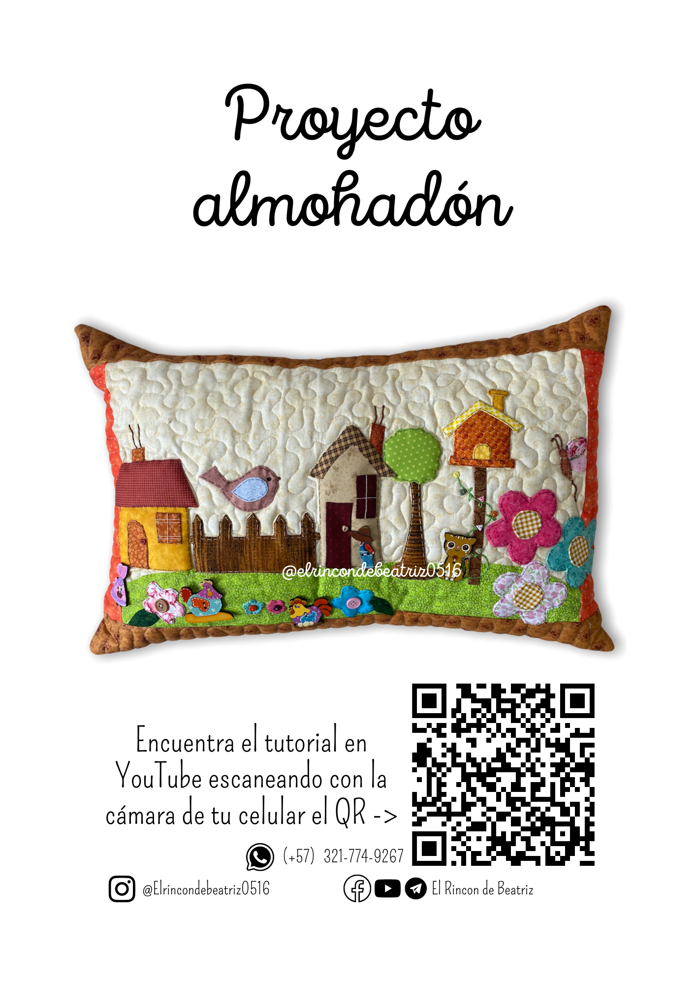 Almohadon en patchwork
