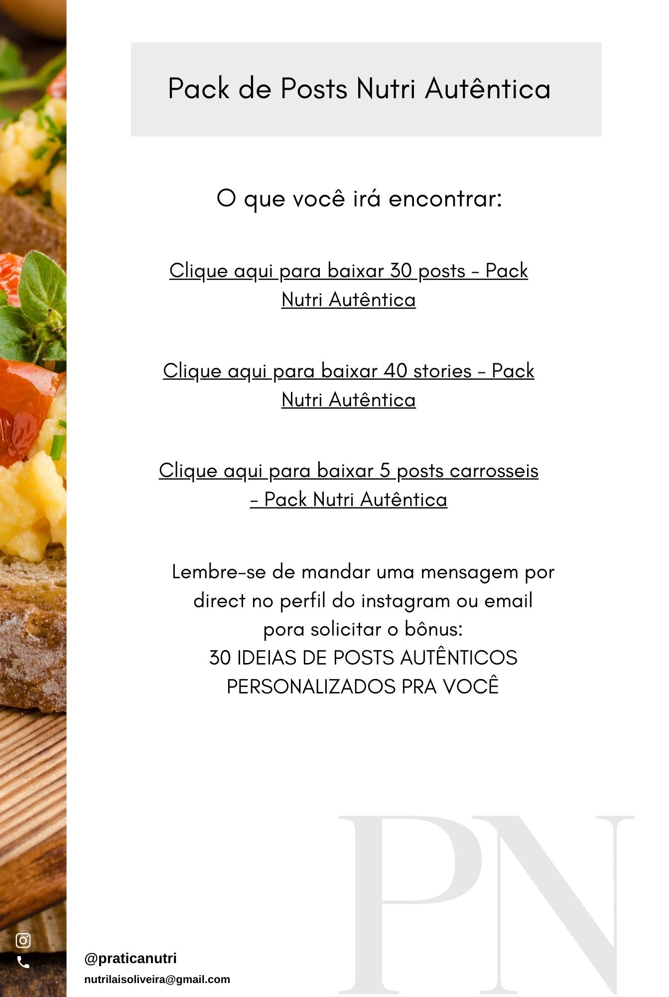 Pack Nutri Autêntica