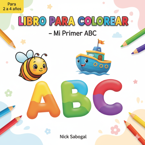 “Mi Primer ABC para Colorear” de la A a la Z - Nike Jefferson sabog...