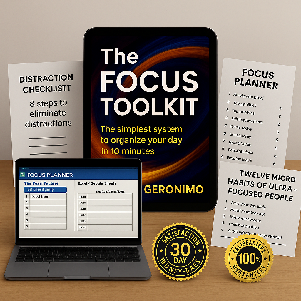 The Focus Toolkit - Alan Gerónimo | Hotmart
