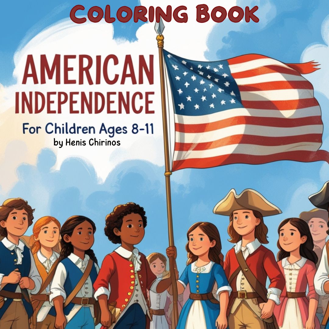 American Independence – Children’s Coloring Book - Henis Chirinos