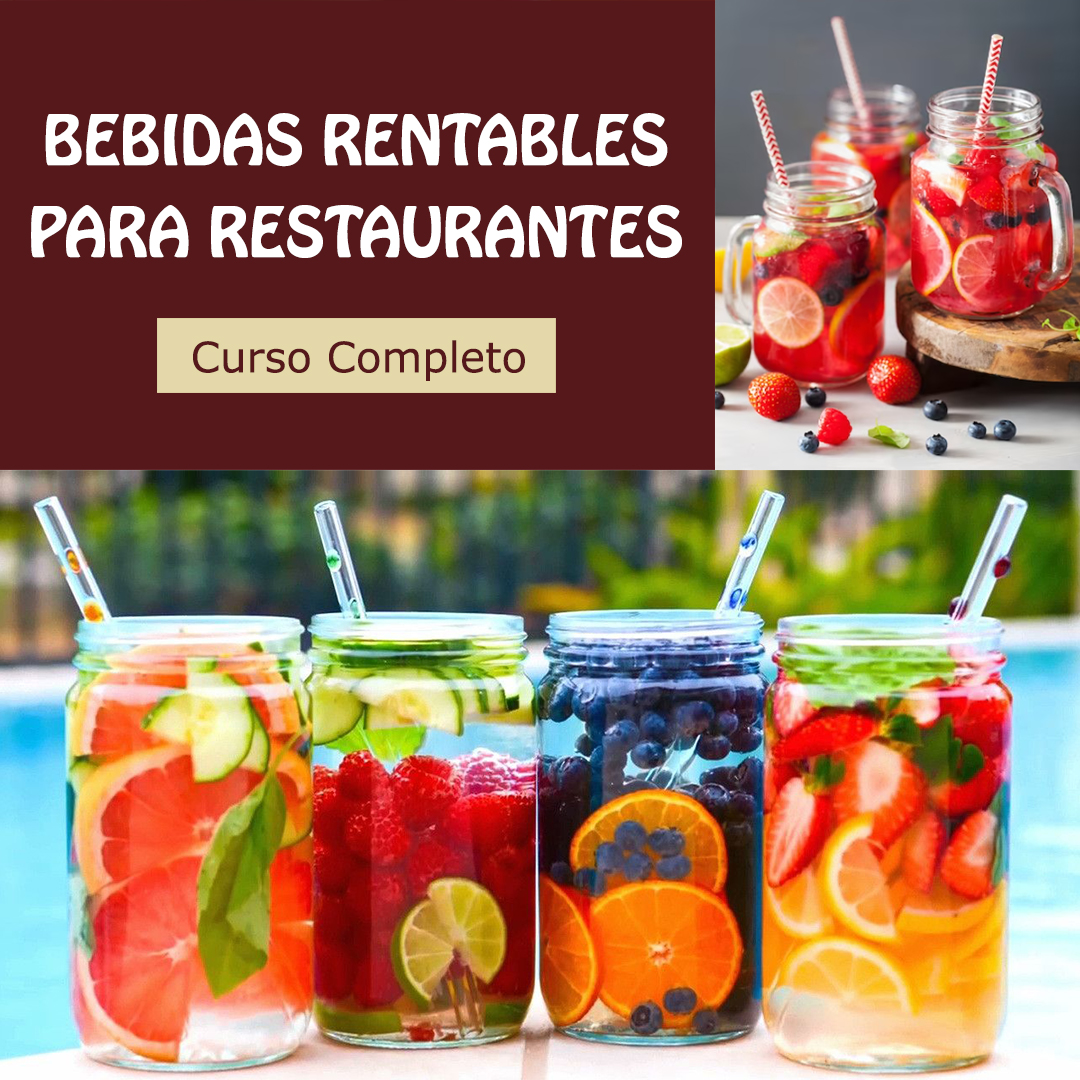 Bebidas Rentables Para Restaurantes® - Rosina Amaya | Hotmart