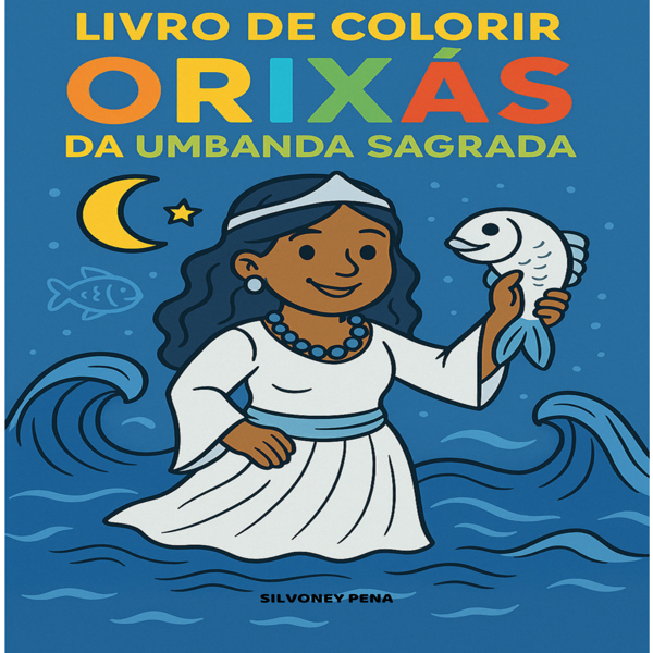 Livro de Colorir Orixás da Umbanda Sagrada - Silvoney Silva Pena