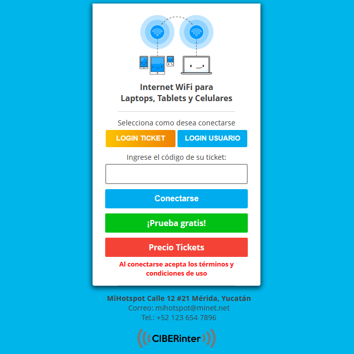 Plantilla Simple - Template Hotspot Mikrotik