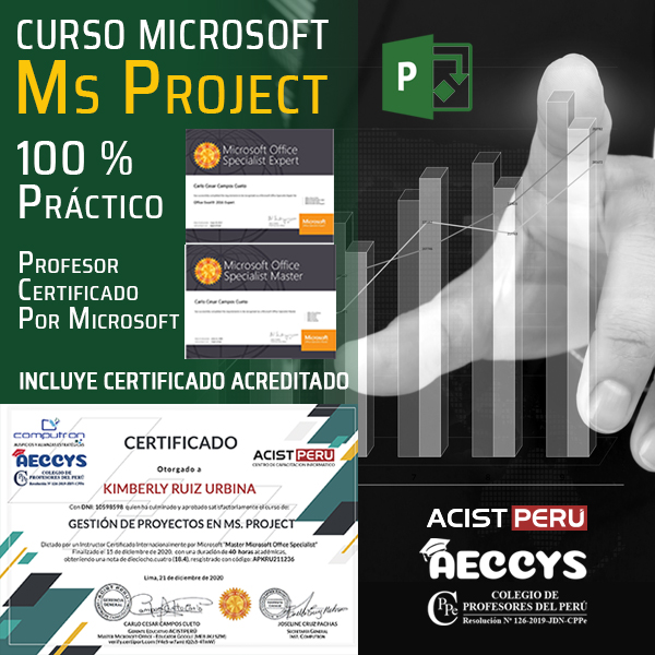 Curso de MS Project con Certificado