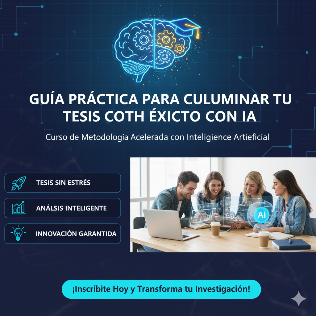 Guía práctica para culminar tu tesis con éxito aplicando IA | Hotmart