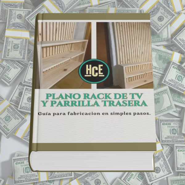 Planos para fabricar Rack de TV y divisor de madera - Hernan tejera...