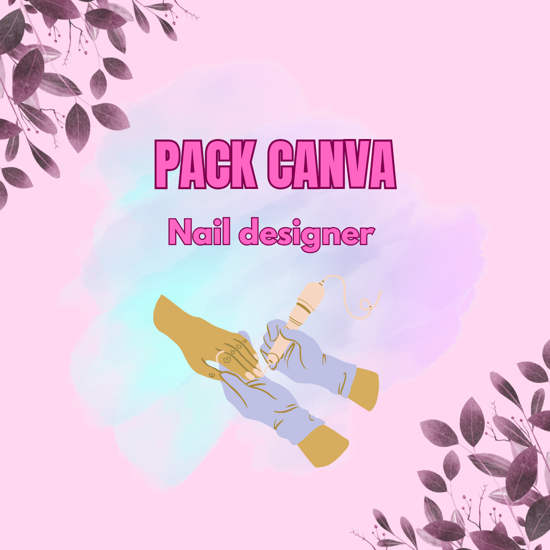 Pack Canva Nail Designer - Jéssica Cristina Silva de Morais | Hotmart