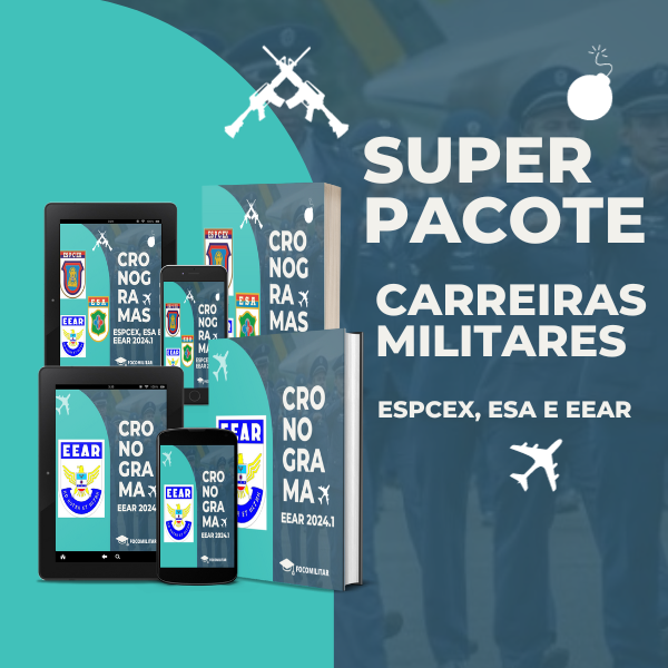 (SUPER PACOTE) CARREIRAS MILITARES ESPCEX, ESA E EEAR - Lucas | Ho...