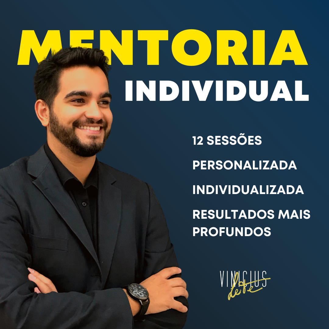 Mentoria individual - Vinícius Leite | Hotmart