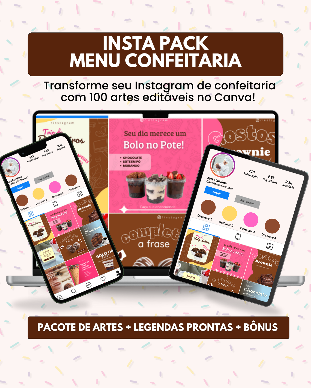 Insta Pack | Confeitaria