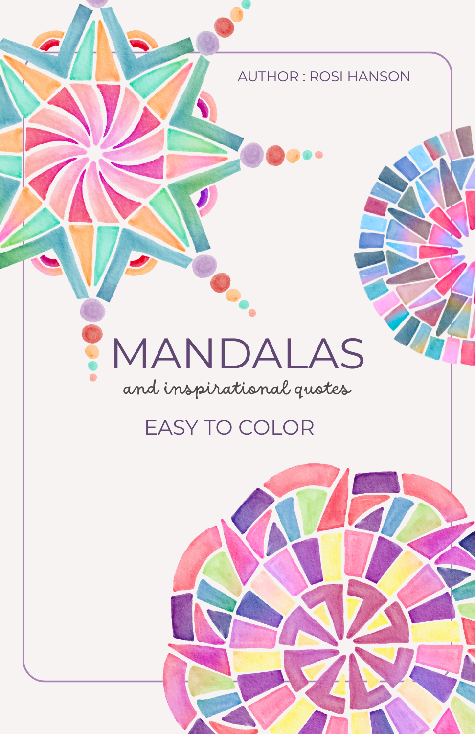 MANDALAS TO PAINT and inspirational quotes | Hotmart