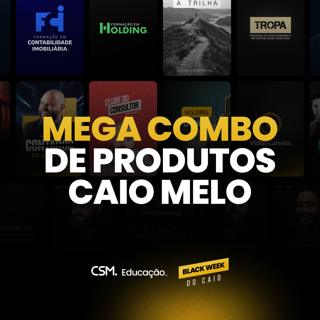 Mega Combo: Caio Melo - CSM Educação | Hotmart