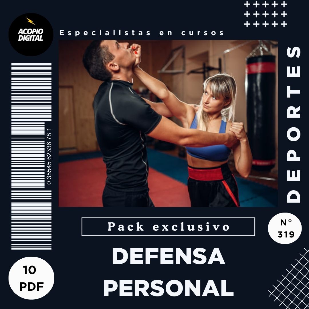 Curso Digital de Defensa Personal en PDF | 10 ebooks en PDF
