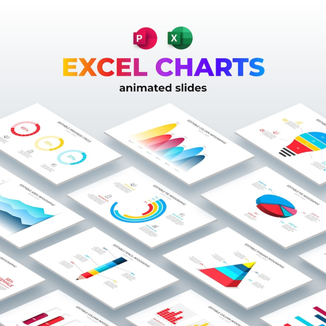 1,000+ Excel Chart Templates - PowerPoint - Animated Slides - Mega ...
