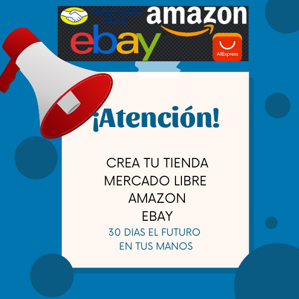 CREA TU TIENDA COMO AMAZON, EBAY, MERCADO LIBRE - LUIS GONZALEZ