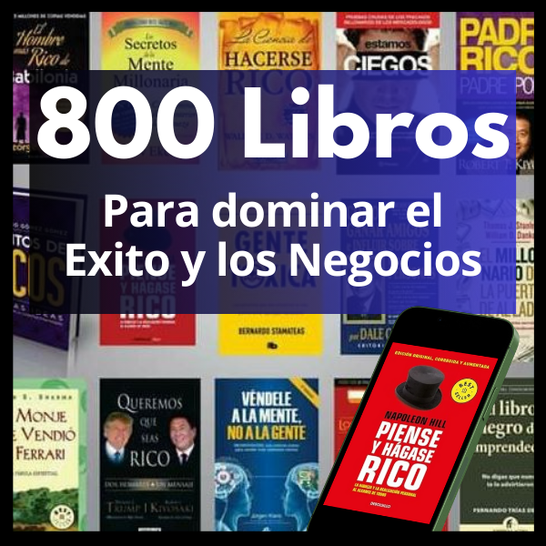 🎯800 Libros para Dominar el Éxito y los Negocios. - Oscar López