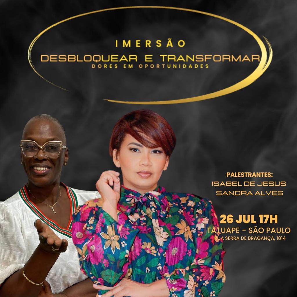 IMERSÃO DESBLOQUEAR E TRANSFORMAR - Isabel de Jesus | Hotmart
