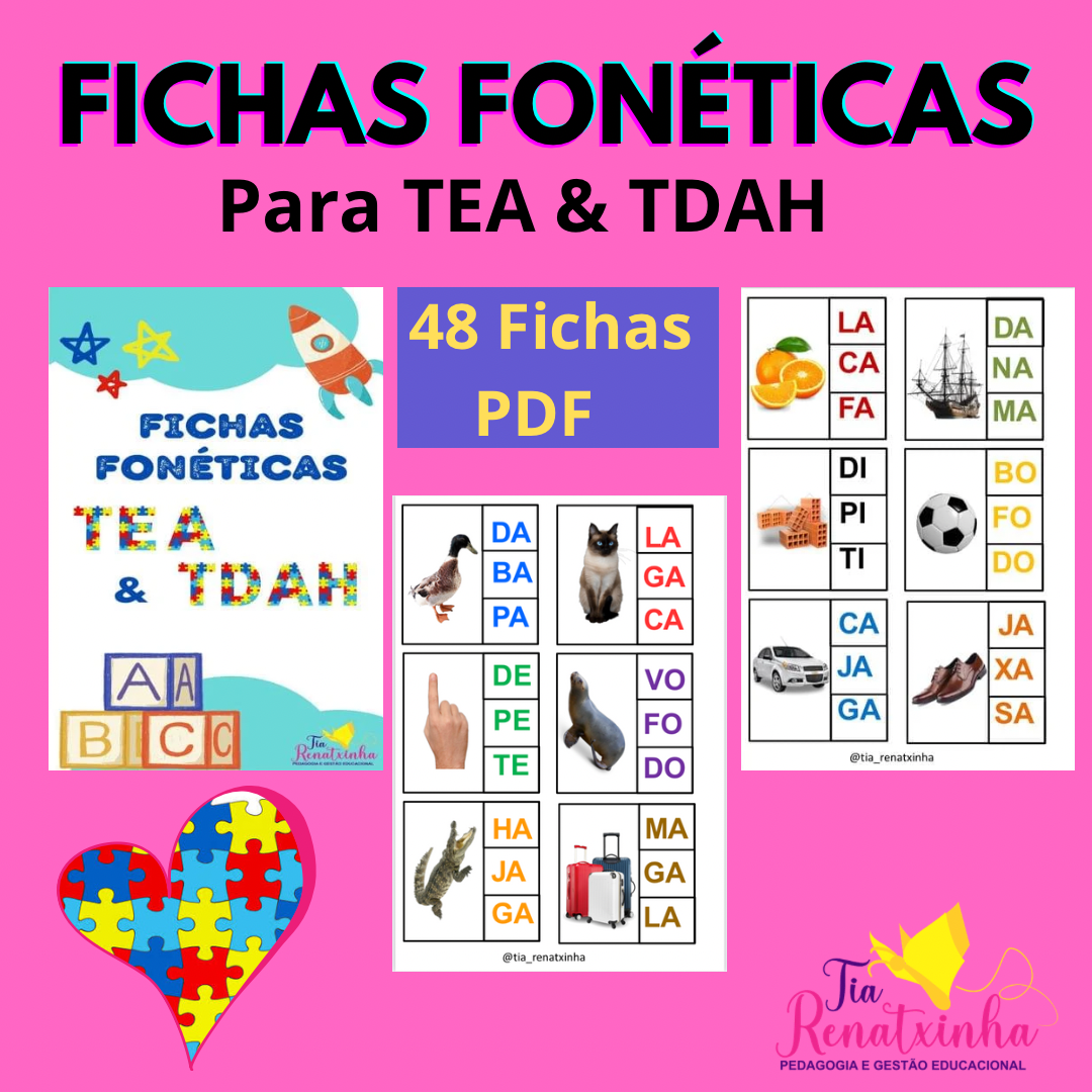 Fichas Fonéticas para TEA & TDAH - Renata Ramos | Hotmart