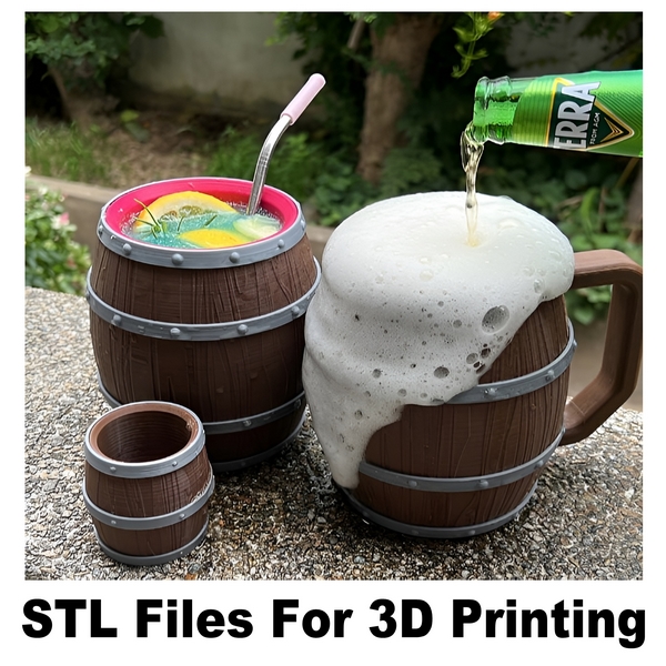STL for 3D Printing - Beer Mug - RGB hotmart | Hotmart