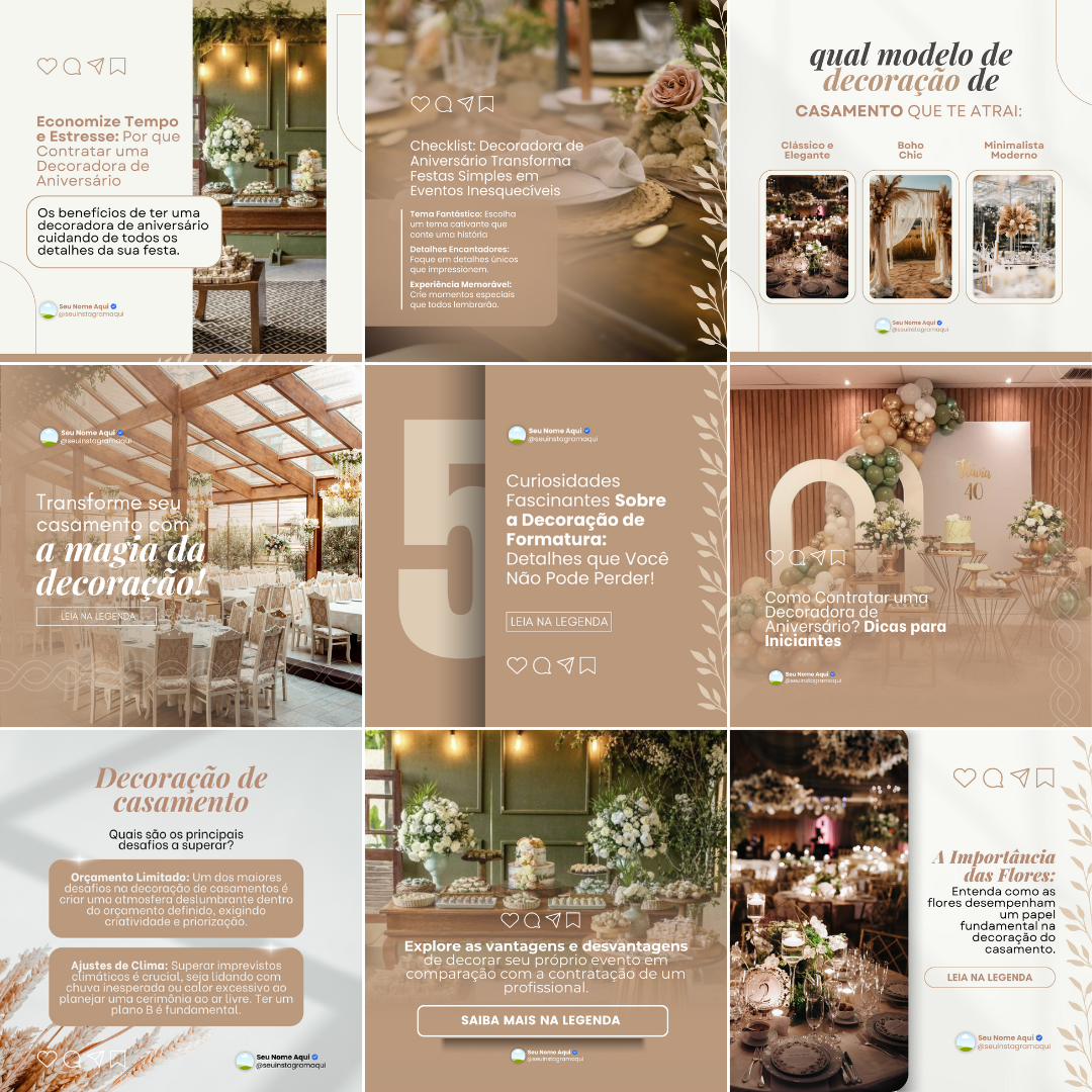 PackDigital Decoração de Eventos - Z Digital | Hotmart