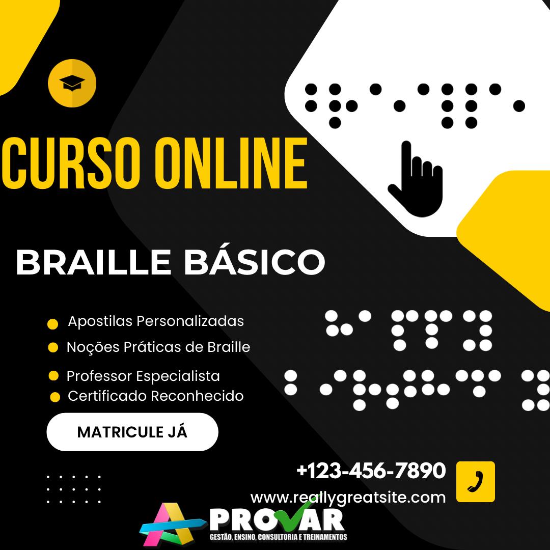 CURSO BRAILLE BÁSICO - APROVAR | Hotmart
