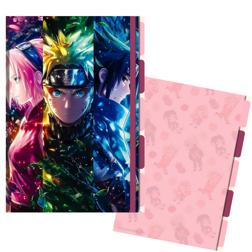 Caderno Digital 5 Matérias Naruto - Maria Lucia | Hotmart