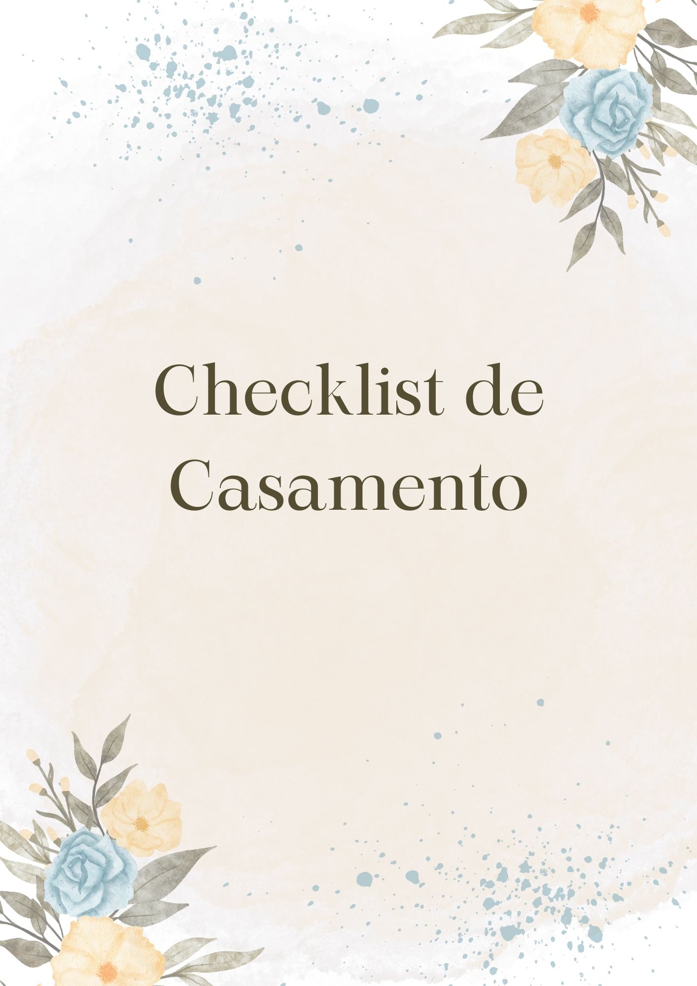 Checklist de Casamento: Um Guia para o Seu Dia Especial - Sandi SF ...