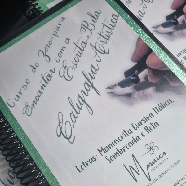 Curso de Caligrafia Artística: do ZERO ao PROFISSIONAL