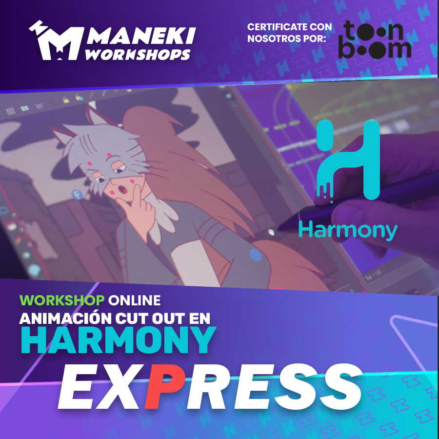 Animación 2d Cut Out en Harmony / EXPRESS - Maneki Workshops | Hotmart