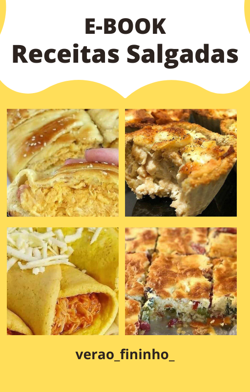 Receitas salgadas - @Verao_fininho_ | Hotmart