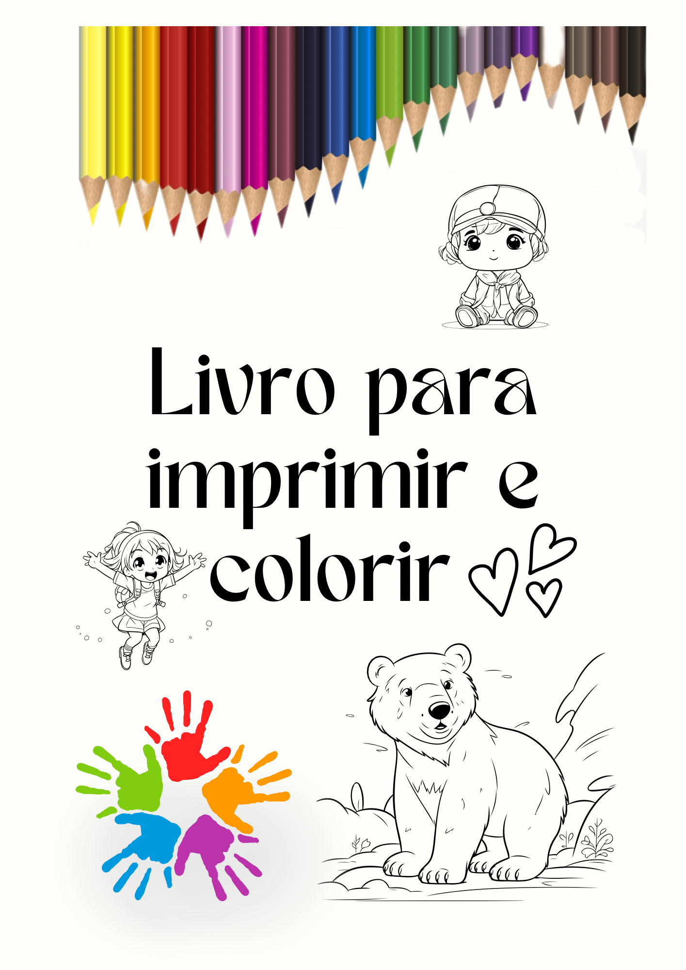 Livro para imprimir e colorir - Maria Lourena Rodrigues Souza | Ho...