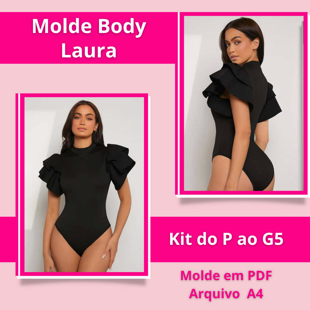 Molde Body Laura - Moldes Digitais Rosa de Fraga | Hotmart