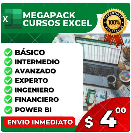 MEGAPACK DE EXCEL - Jazmín Esther Cuadros Jiménez | Hotmart