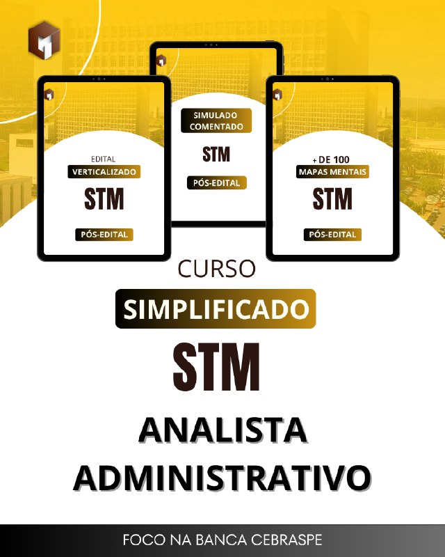 Material simplificado Concurso STM para o cargo de Analista (ÁREA...