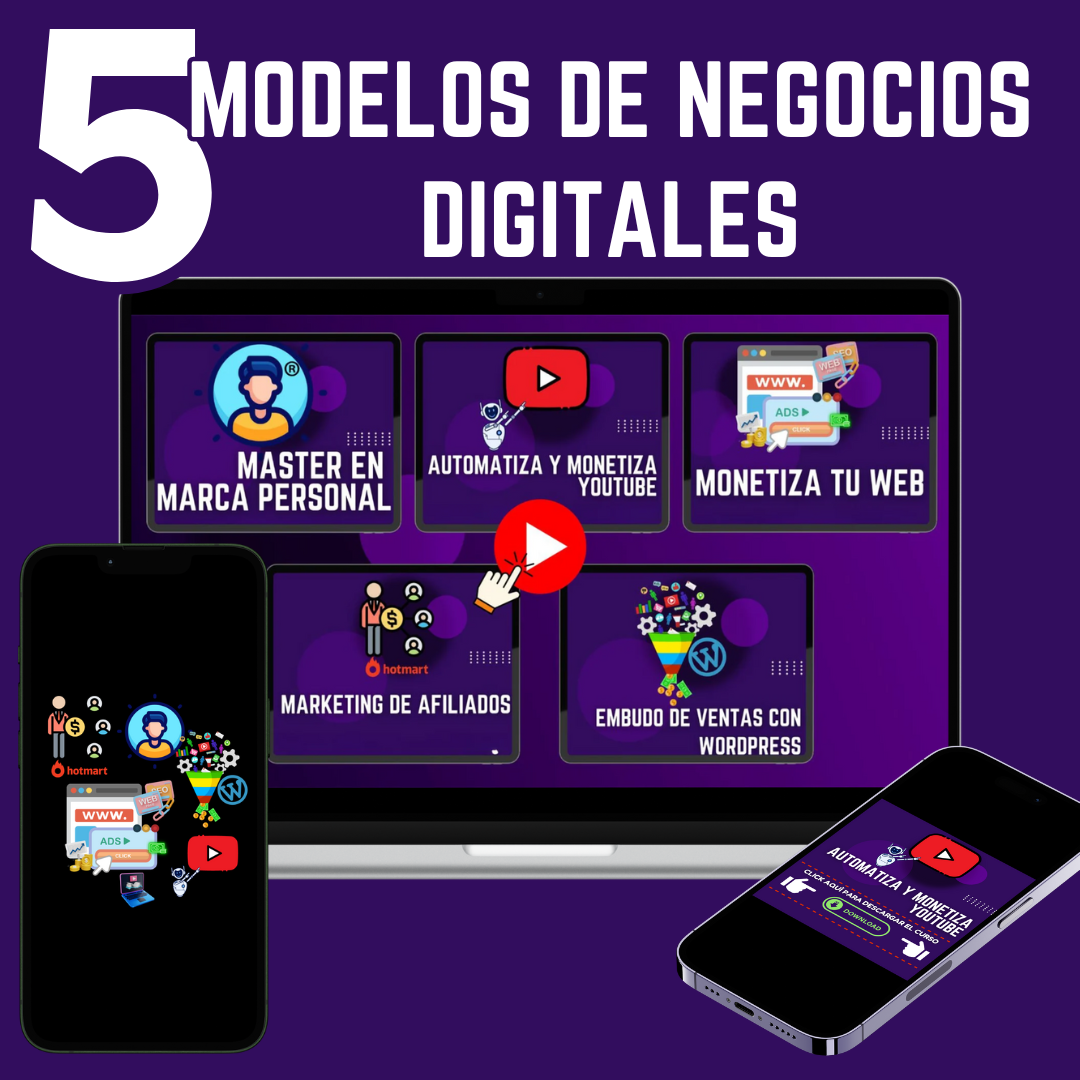 Aprende 5 Modelos de Negocio Digitales - Edwin Alexander Alobuela ...