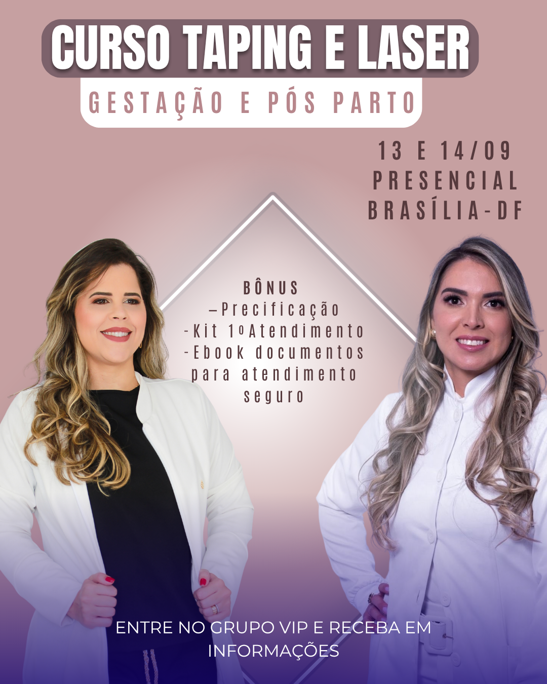 Curso presencial Taping e Laserterapia na Gestação e Pós-Parto - Br...