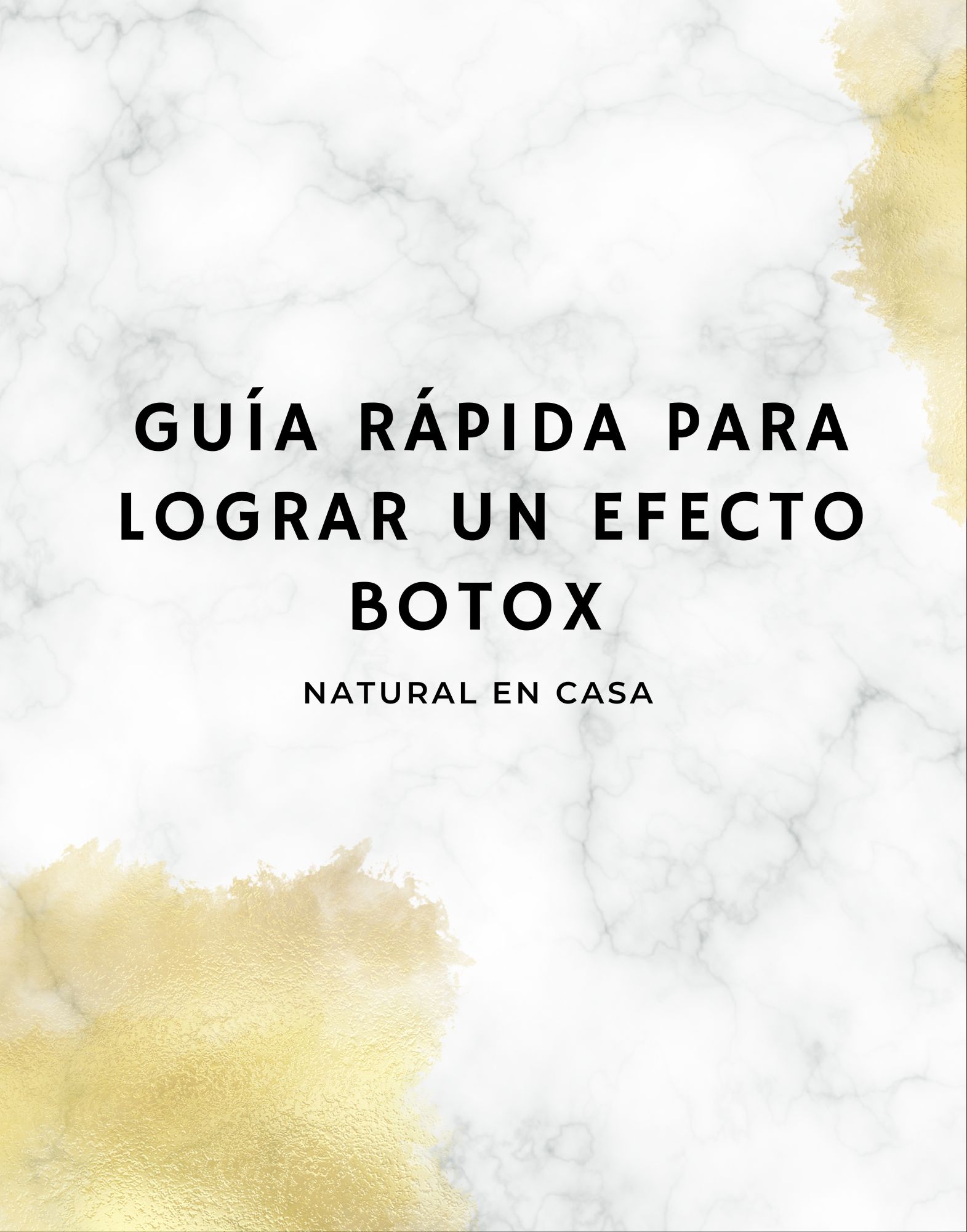 Guía Rápida para lograr efecto " Botox " natural en casa - Catalin...