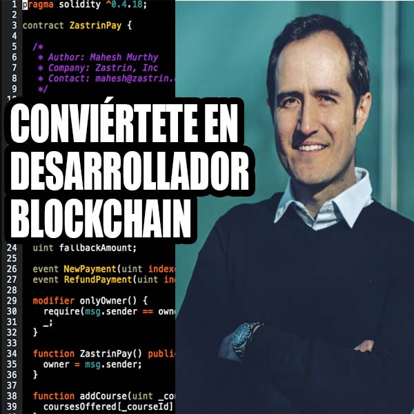 Conviértete en Desarrollador Blockchain