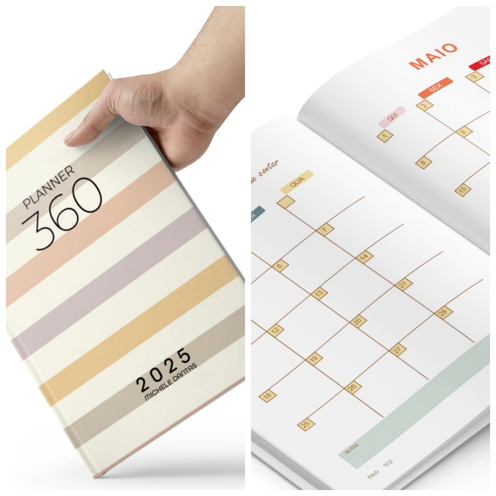 Planner 360º 2025 Michele Dantas - Michele Dantas | Hotmart