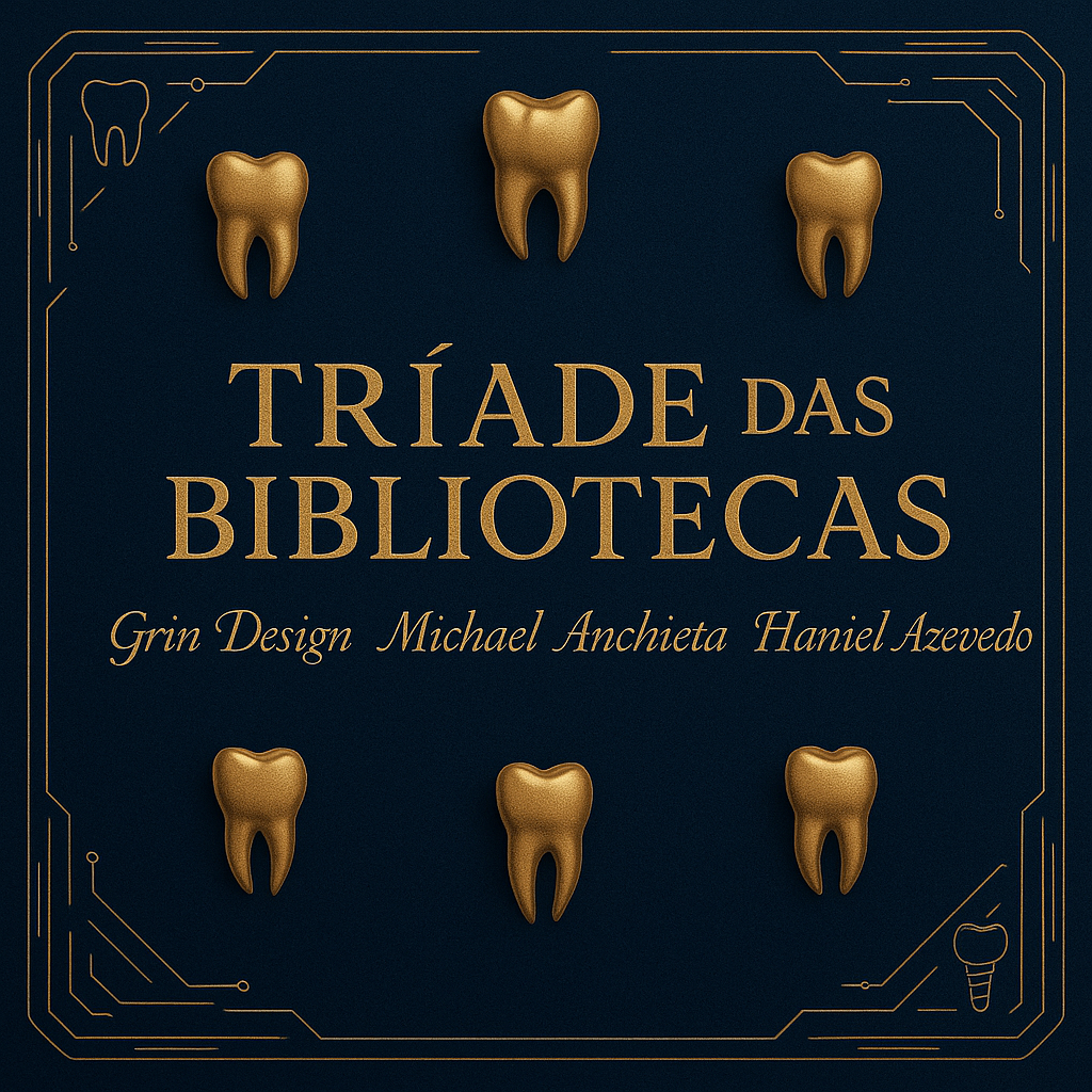 TRÍADE DAS BIBLIOTECAS - GRIN DESIGN - MICHAEL ANCHIETA - HANIEL VI...